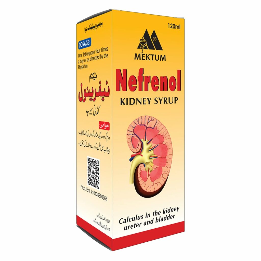 Nefrenol Kidney Syrup - Mektum Homoeo Pharma
