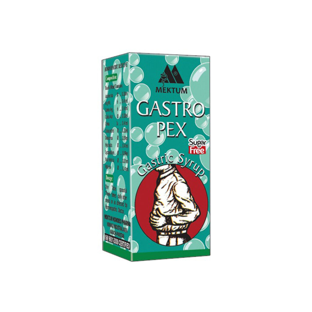 GastroPex (Syp) (Sugar Free) - Mektum Homoeo Pharma